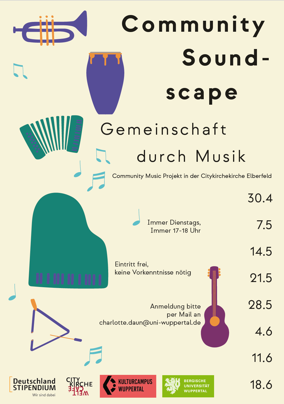 Community Soundscape - Gemeinschaft durch Musik 18.06.24 - CityKirche Elberfeld